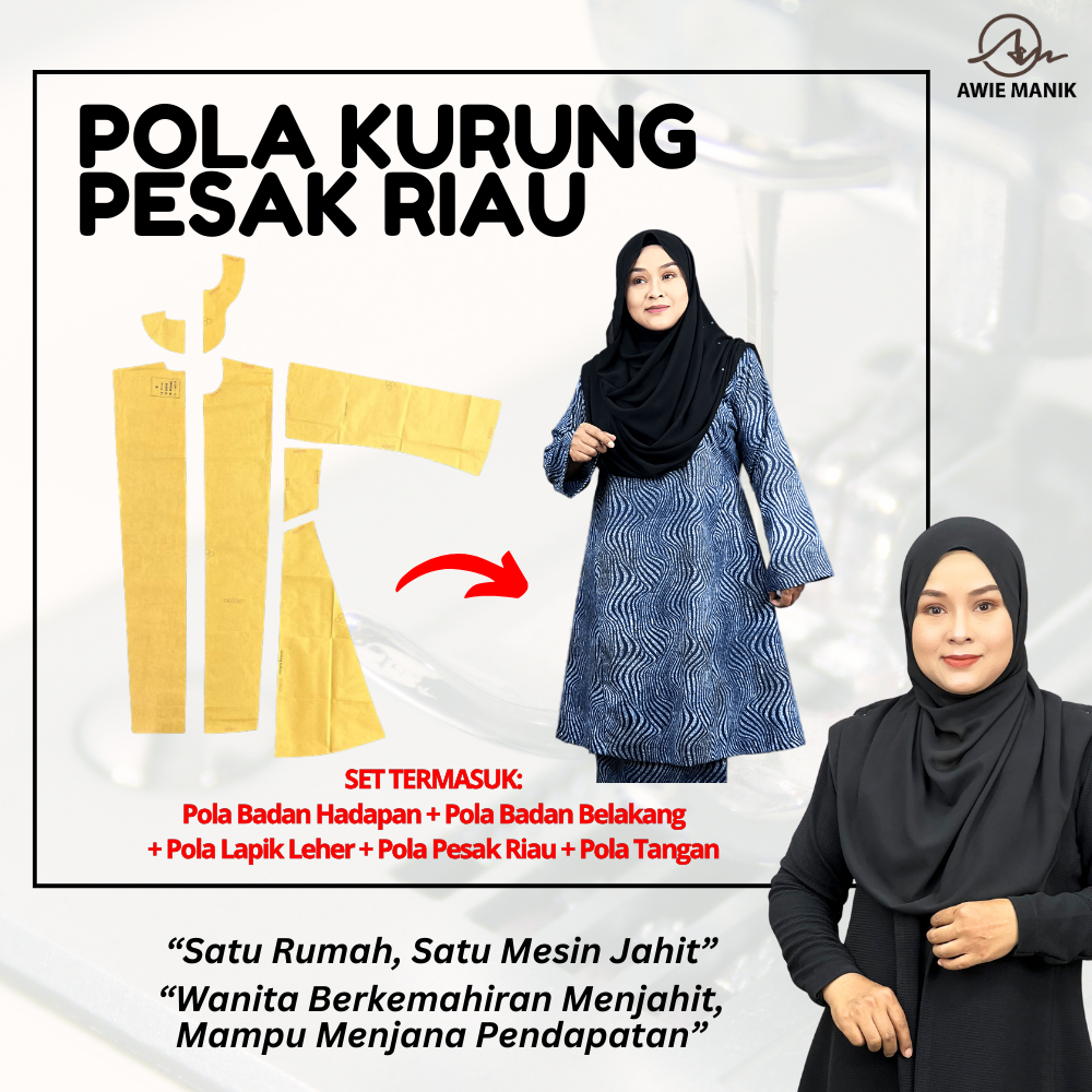 [DEWASA] POLA KURUNG PESAK RIAU AWIE MANIK | Shopee Malaysia