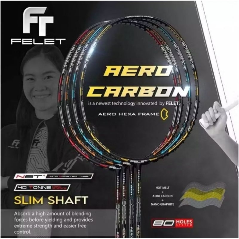 FELET AERO CARBON (free string installation) | Shopee Malaysia