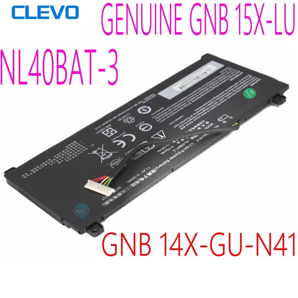 ACER AL15-51M ThundeRobot IGER E1 NL40BAT-3 N23L1 NL4CS-32B01 Mechrevo ...