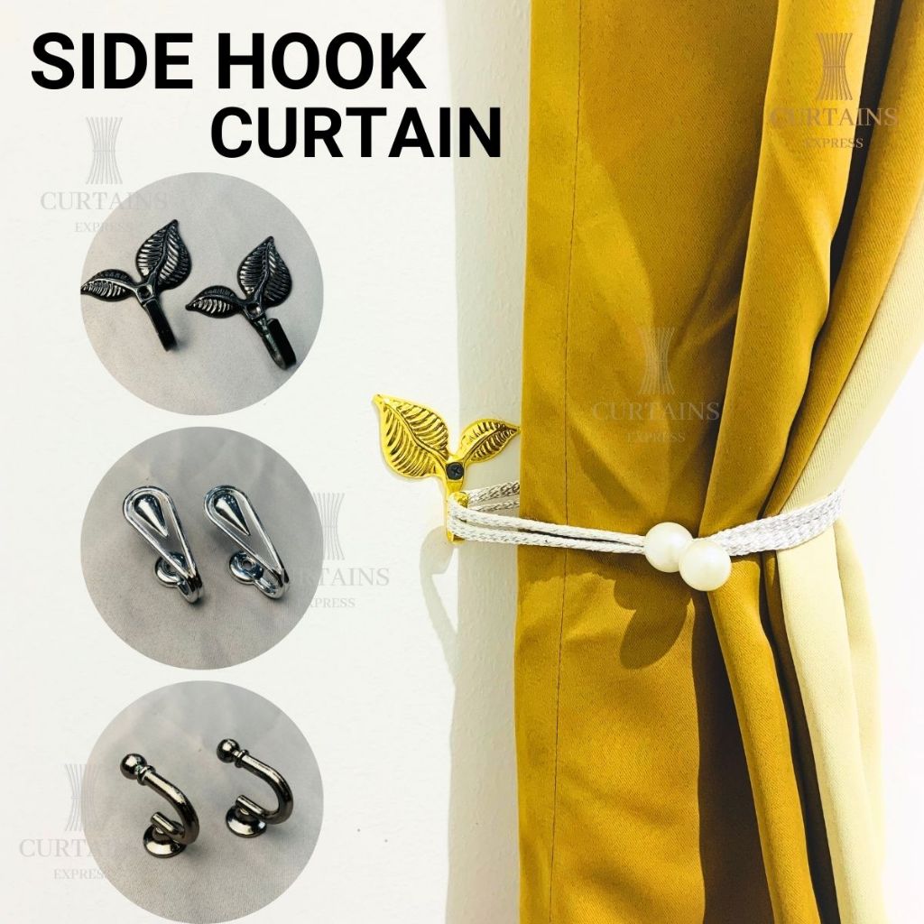 Curtain Tieback Hook Side Wall / Wall Mount / Side Hook Curtain ...