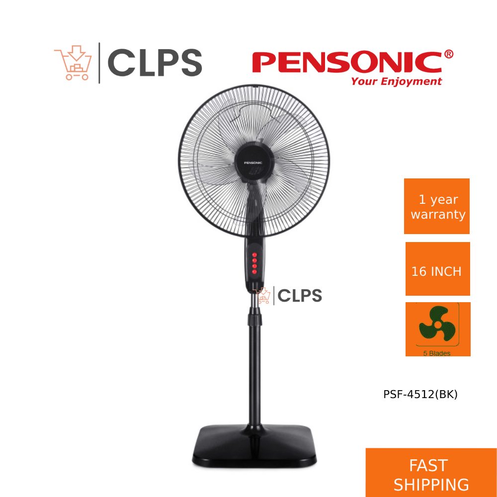 Pensonic 16” STAND FAN 16 PSF-4512(BK) PSF4512 Stand Fan Kipas Berdiri ...
