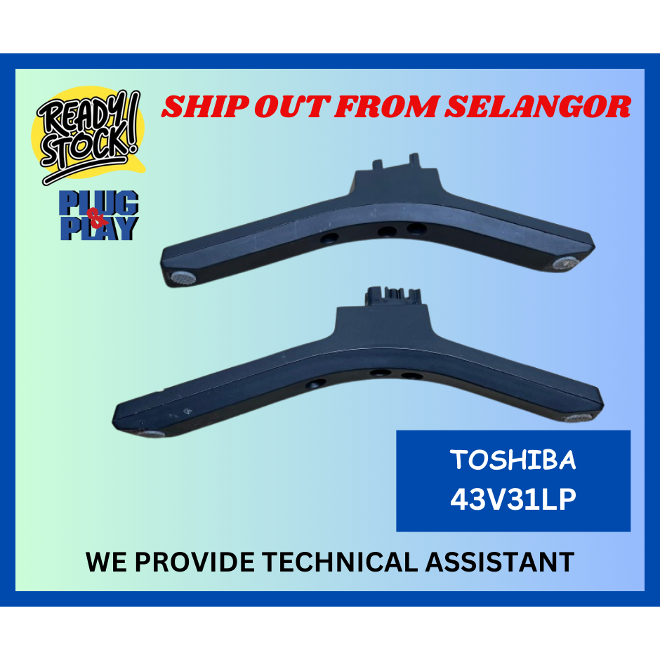 Original Stand TV TOSHIBA 43V31LP | Shopee Malaysia