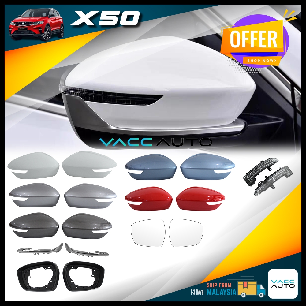 Proton X50 Side Mirror Cover Side Signal Rearview Mirror Wing Cover ...