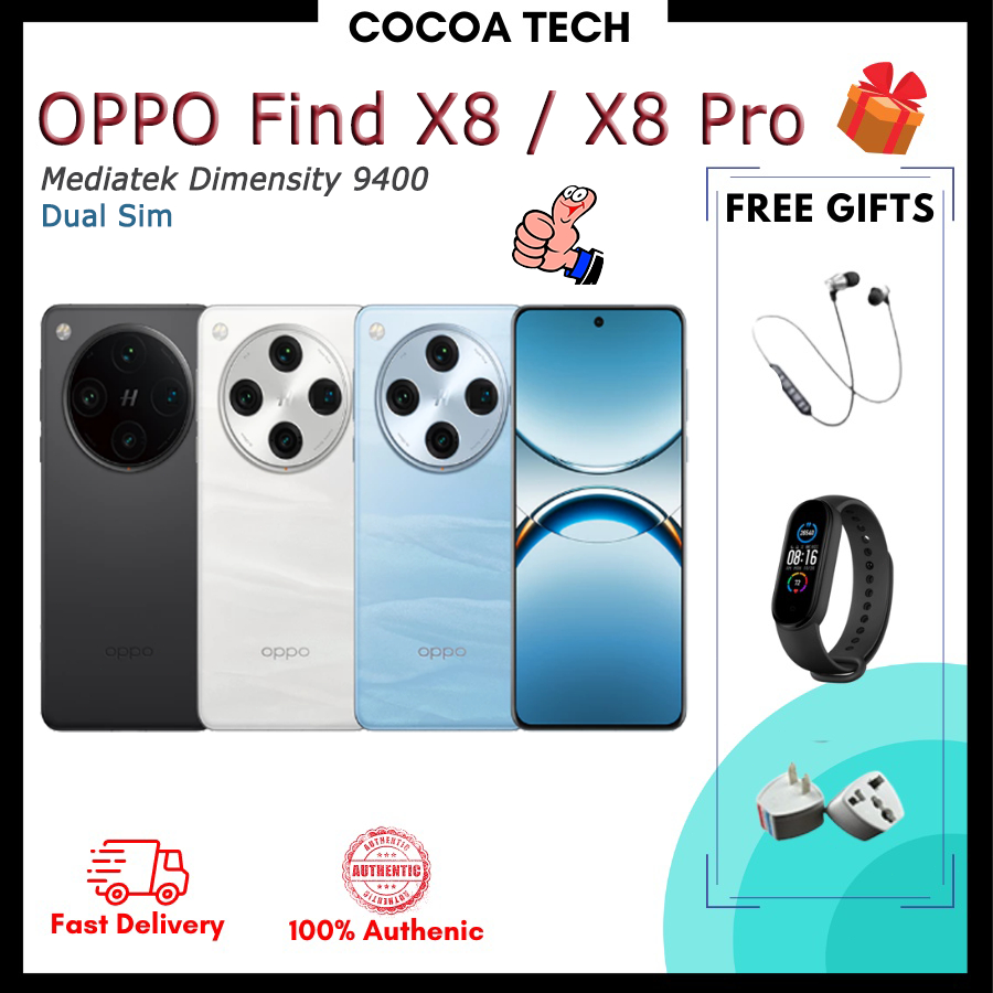 OPPO Find X8 Pro AMOLED 120Hz 5910mAh / OPPO Find X8 Dimensity 9400 ...