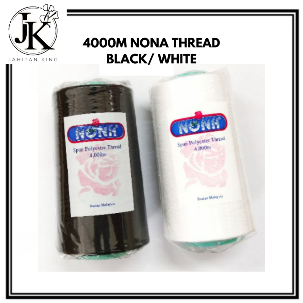 [Ready Stock] 4000m NONA Benang Jahit | Sewing Thread | 1 pcs | Buatan ...