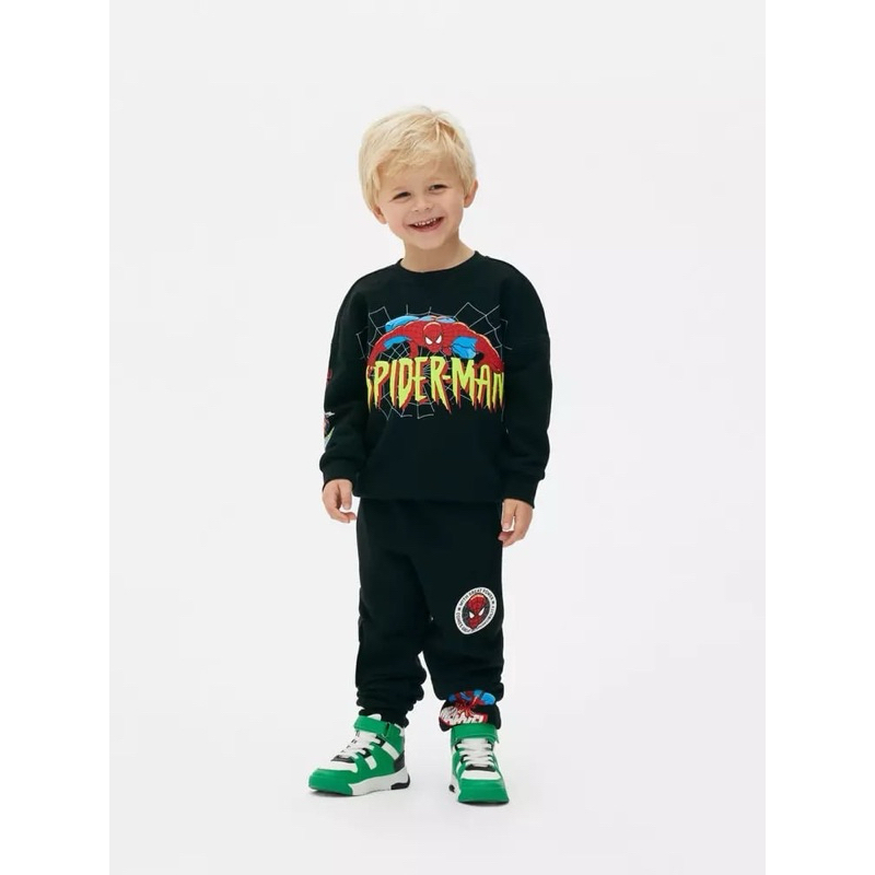 Primark X Marvel spiderman set 2in1 sweatshit & joger pants | Shopee ...