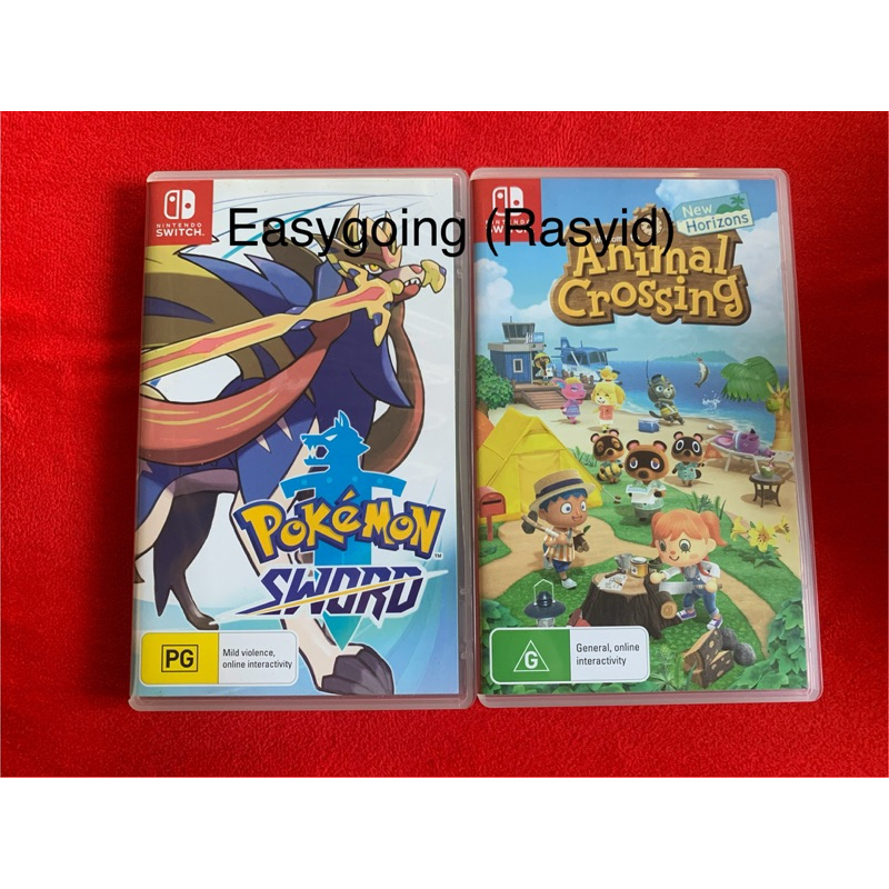 Pokemon Sword & Animal Crossing USED | Shopee Malaysia