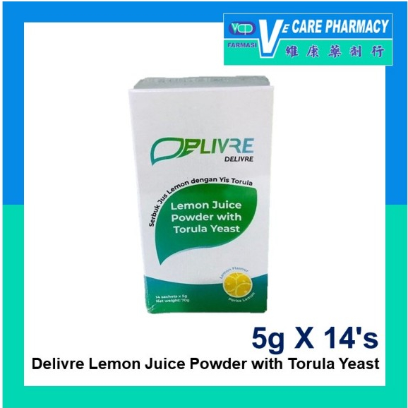 [Exp: 10/2026] Nuscience Delivre Lemon Juice Powder With Torula Yeast ...