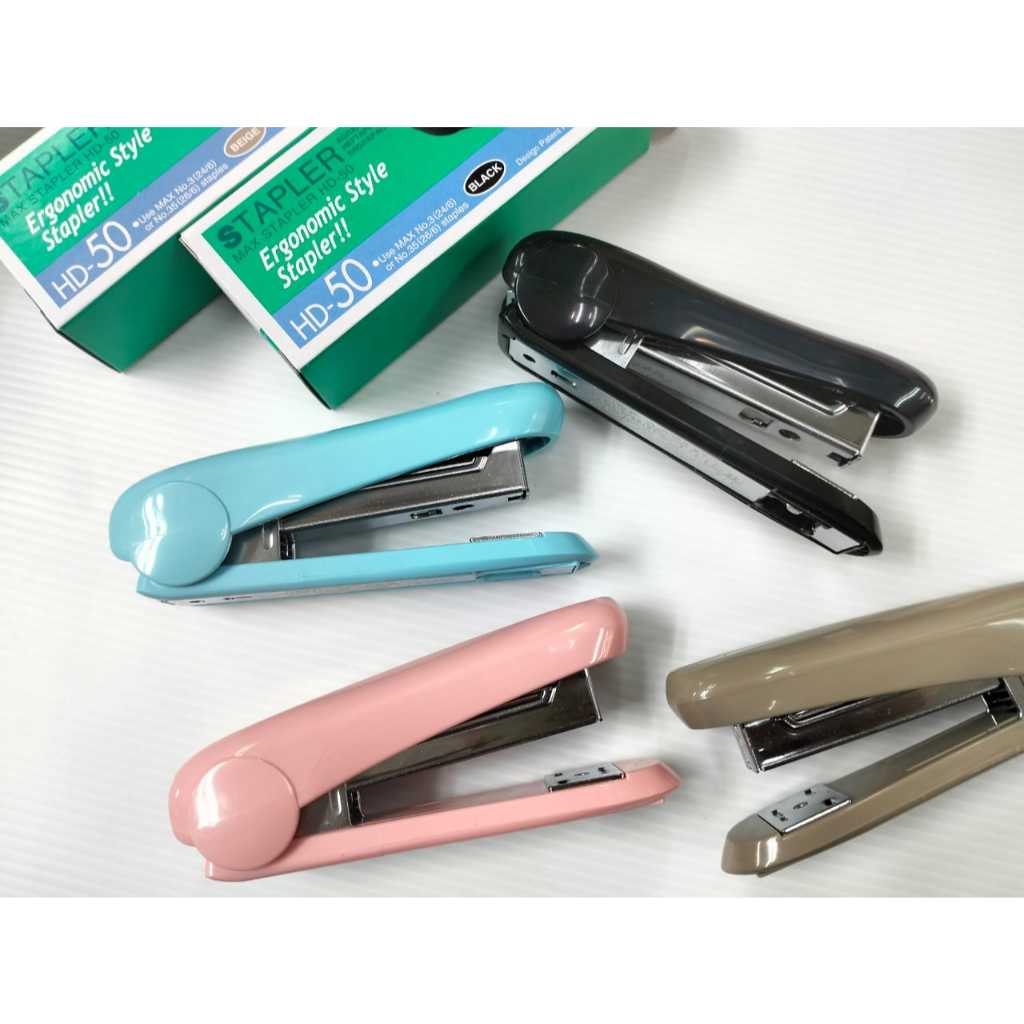 MAX STAPLER HD-50 ERGONOMIC STYLE STAPLER | Shopee Malaysia