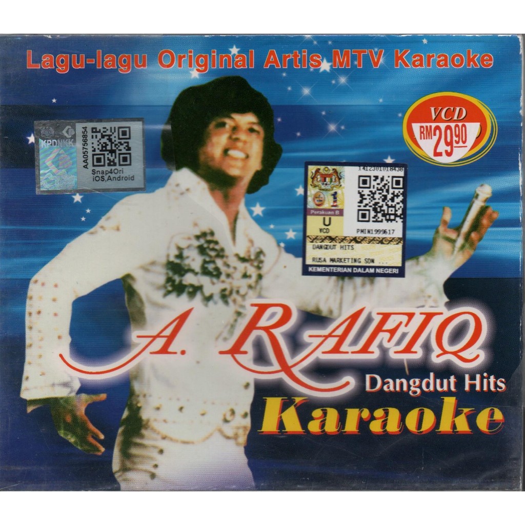 A. Rafiq Dangdut Hits Karaoke ( Original Artis VCD MTV Karaoke ...