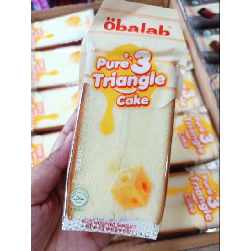 OBALAB PURE3 TRIANGLE CAKE 20PCS X 100G | Shopee Malaysia