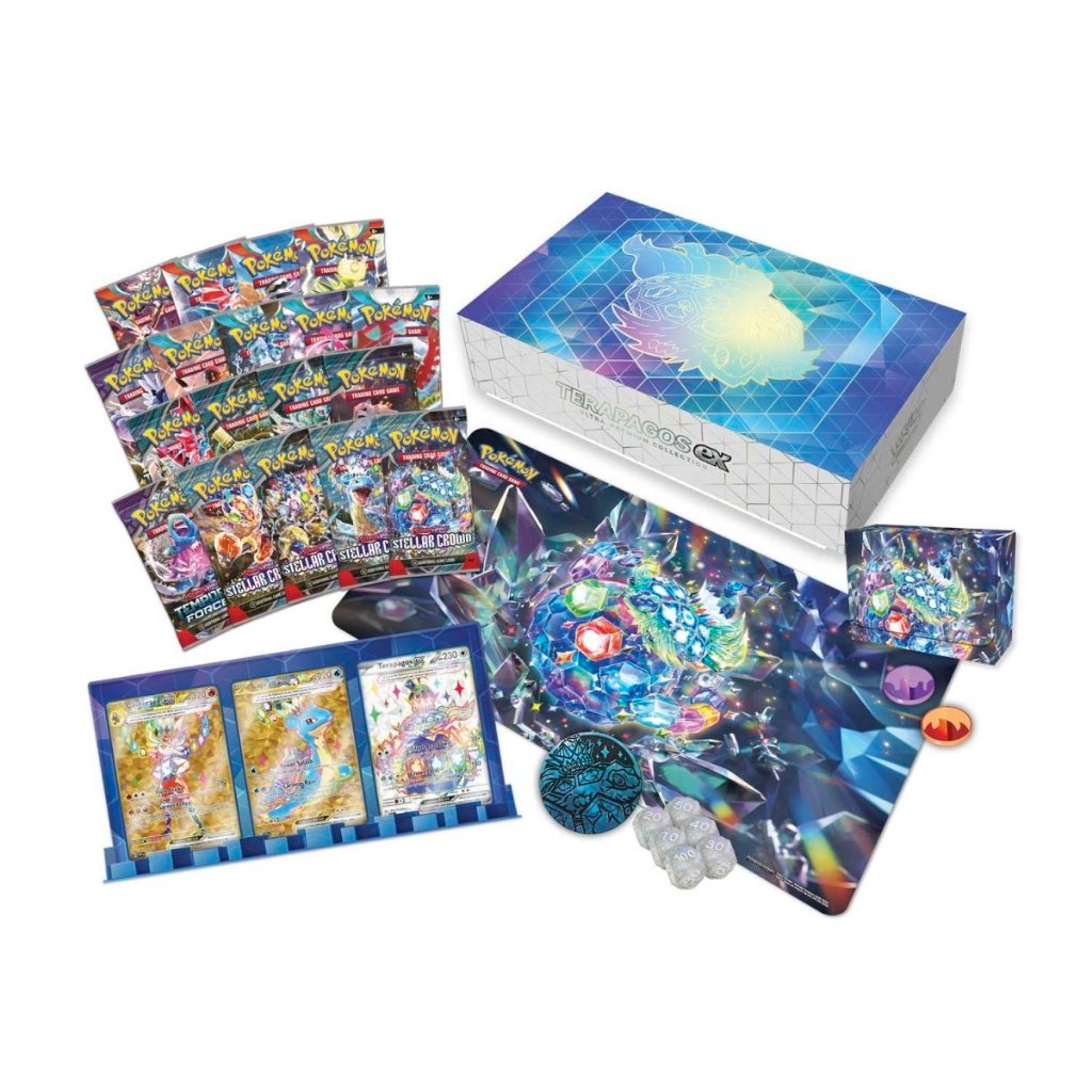 Pokemon TCG Terapagos UPC Ultra Premium Collection English Version ...