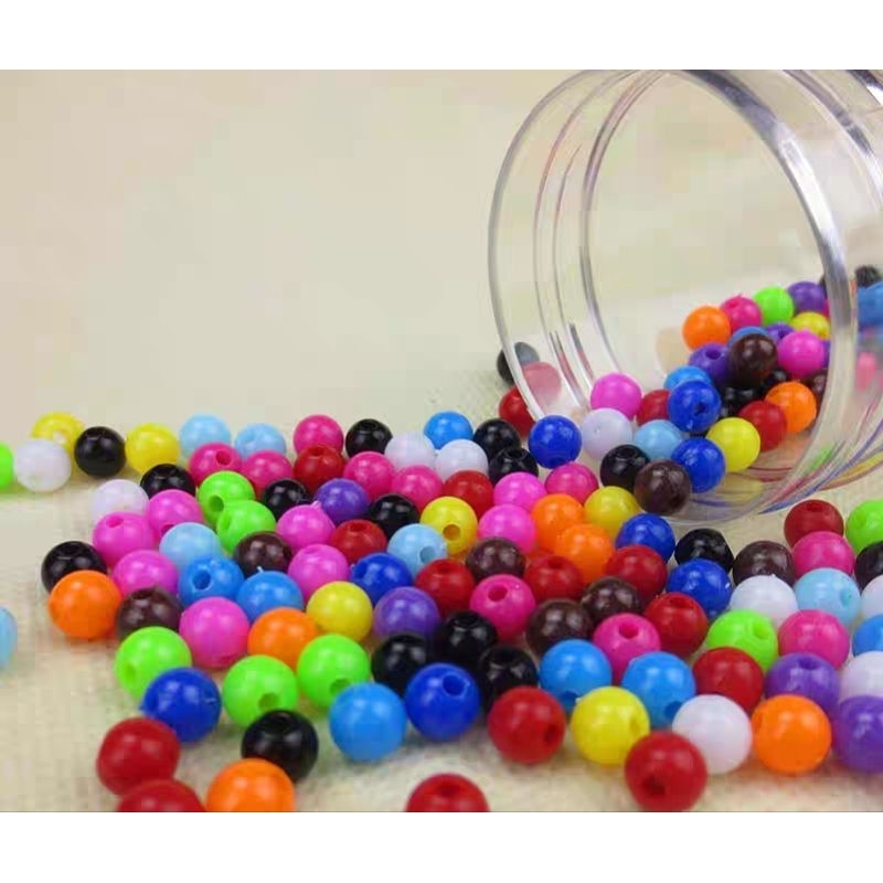 4mm Acrylic Round Beads (15+-g/80+-g) | Shopee Malaysia