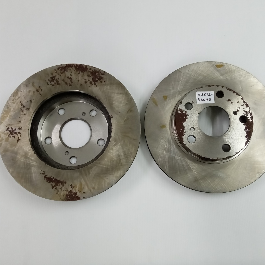 (2PCS 43512-33040) (275mm) (SOLID) FRONT DISC ROTOR FOR CAMRY ACV30 ...