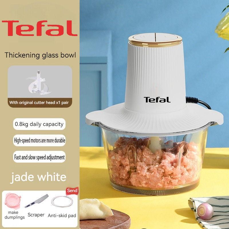 Tefal 2L Meat Grinder Blender 304 Stainless Steel Multi blade Chopper ...