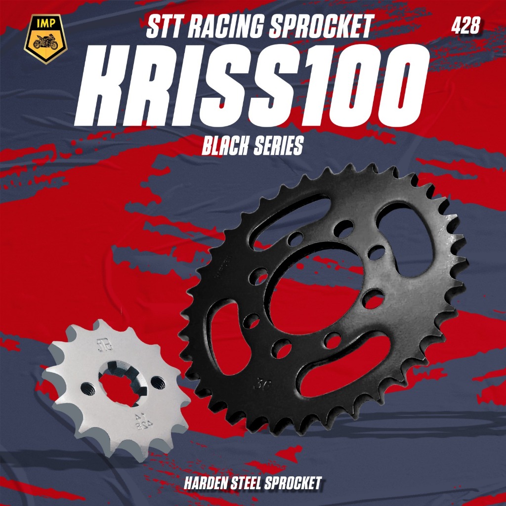 415 428 SPOKET KRISS100 CT100 MR1 MR2 SM SPORT110E KLX110 428 SPOKET MOTOSIKAL sprocket gold ...