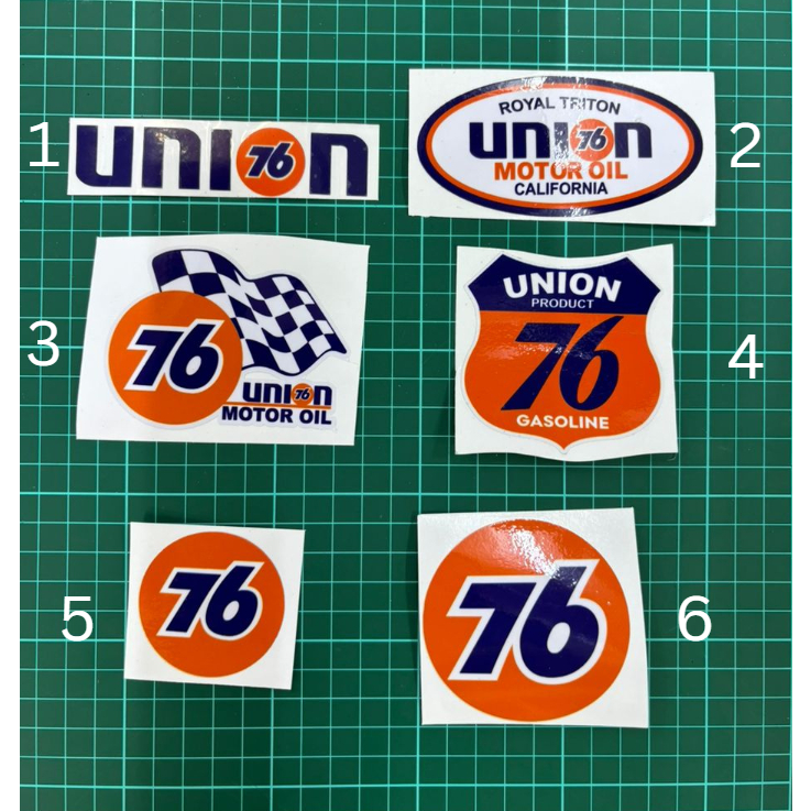 Printing Sticker 76 UNION MOTOR OIL (Tidak Pantul Bercahaya) | Shopee ...