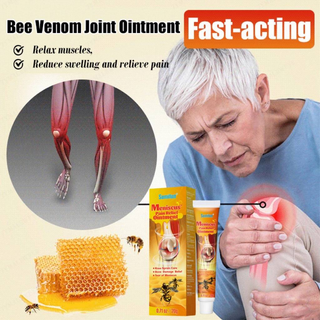 Sumifun Bee Venom Cream For Knee Care Relief Reduces Joint Pain And Swelling Nourish Knees Cream ...
