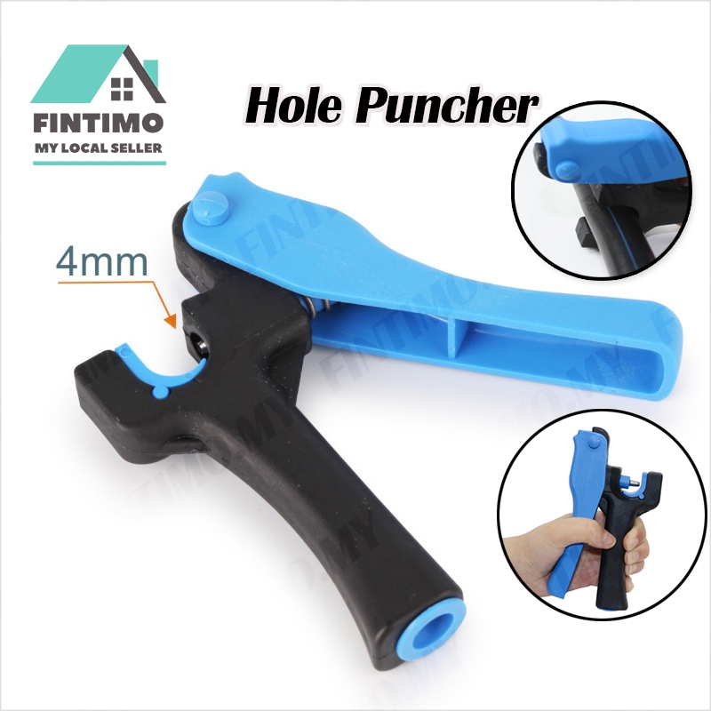 【MY】Garden Irrigation Hose Puncher Hole Punch for 16mm 20mm Pipe Drilling Tool Plier Handheld PE ...