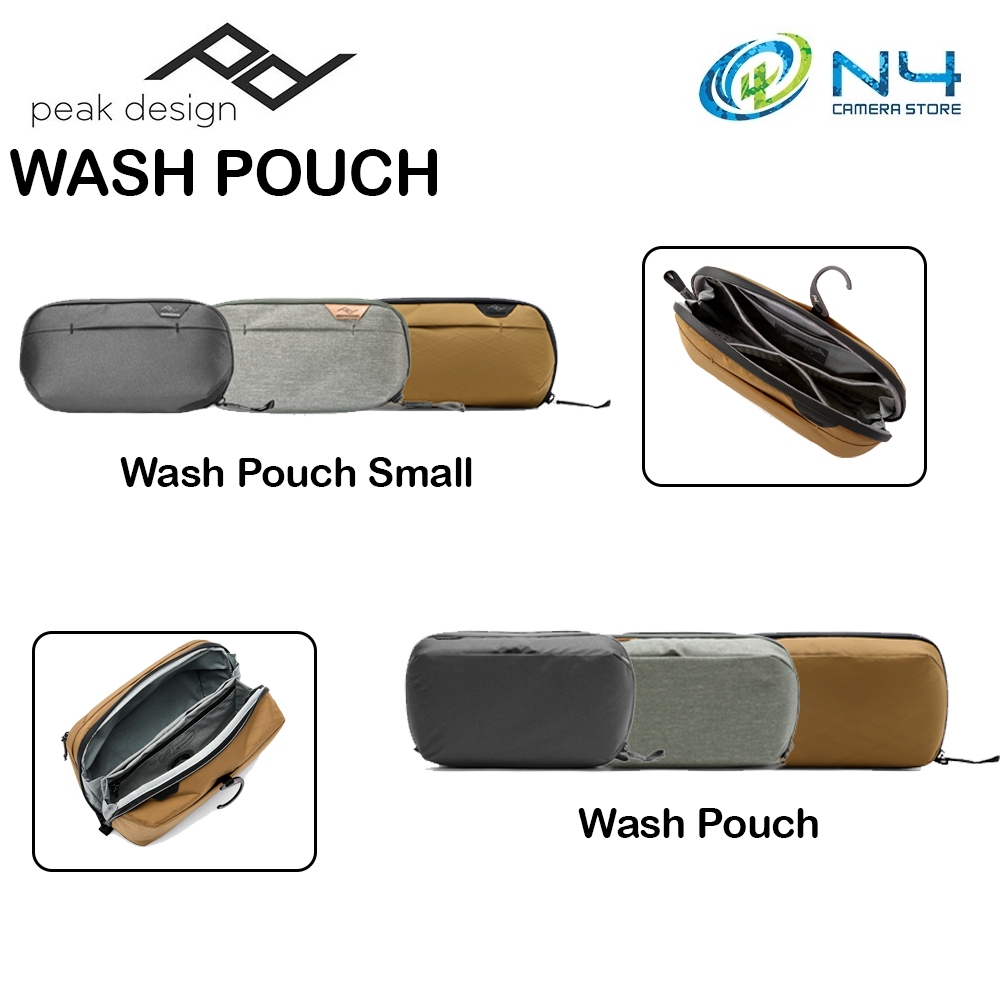 Peak Design Wash Pouch & Small Wash Pouch ( Black / Sage /Coyote ...