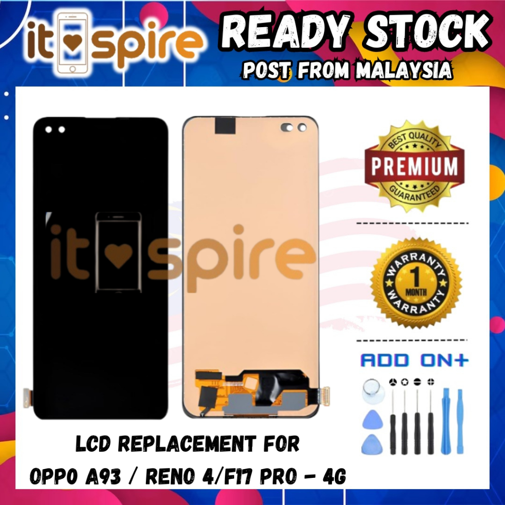 [IT SPIRE] OPP0 A93 / RENO 4/F17 PRO - 4G LCD WITH TOUCH SCREEN ...