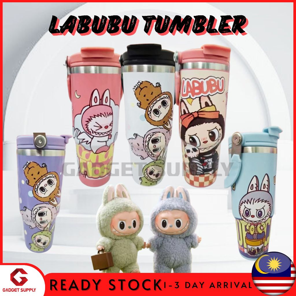 【𝑹𝑬𝑨𝑫𝒀 𝑺𝑻𝑶𝑪𝑲】 Labubu Bottle Tumbler Indoor/Outdoor Sports Bottle With ...