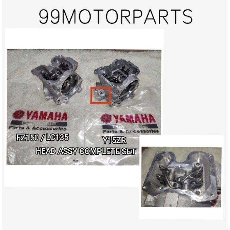 PNP YAMAHA Y15ZR FZ150 LC135 v1 v2 v3 v4 v5 v6 CYLINDER HEAD set STANDARD STD LC 135 full set ...