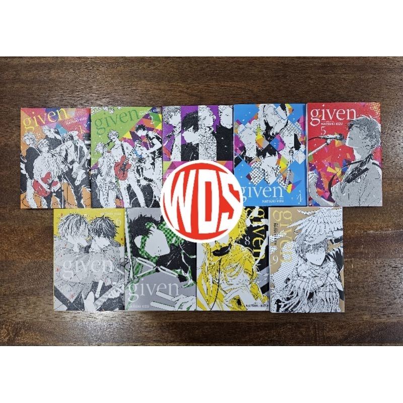 Manga : Given volume 1-9 (End)(Fullset)(English Version) | Shopee Malaysia