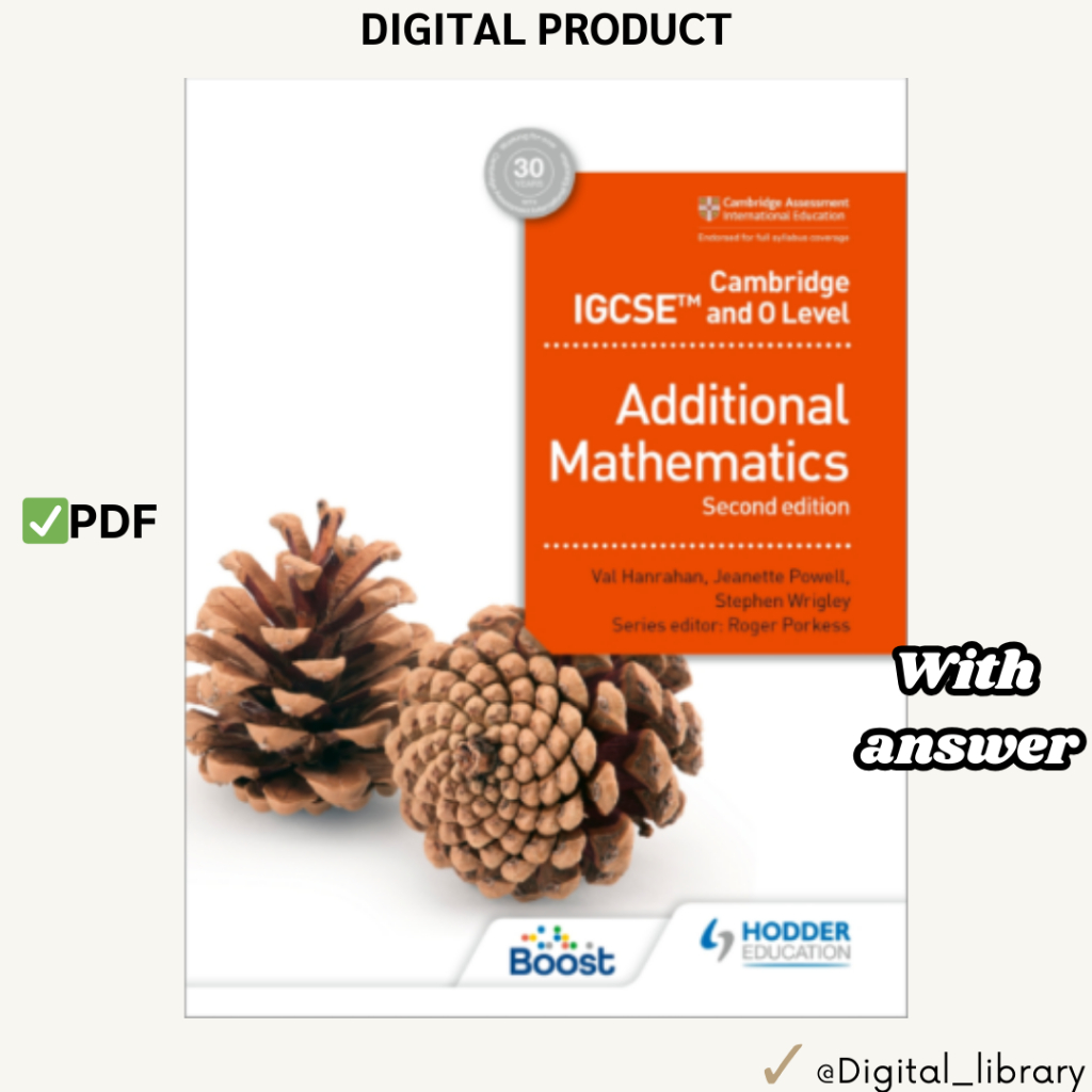 Cambridge Igcse And O Level Additional Mathematics Second Edition