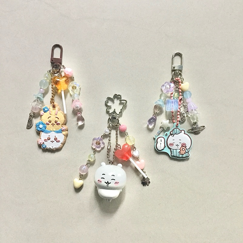 Chiikawa Chikawa Cute Beaded Keychain | Shopee Malaysia