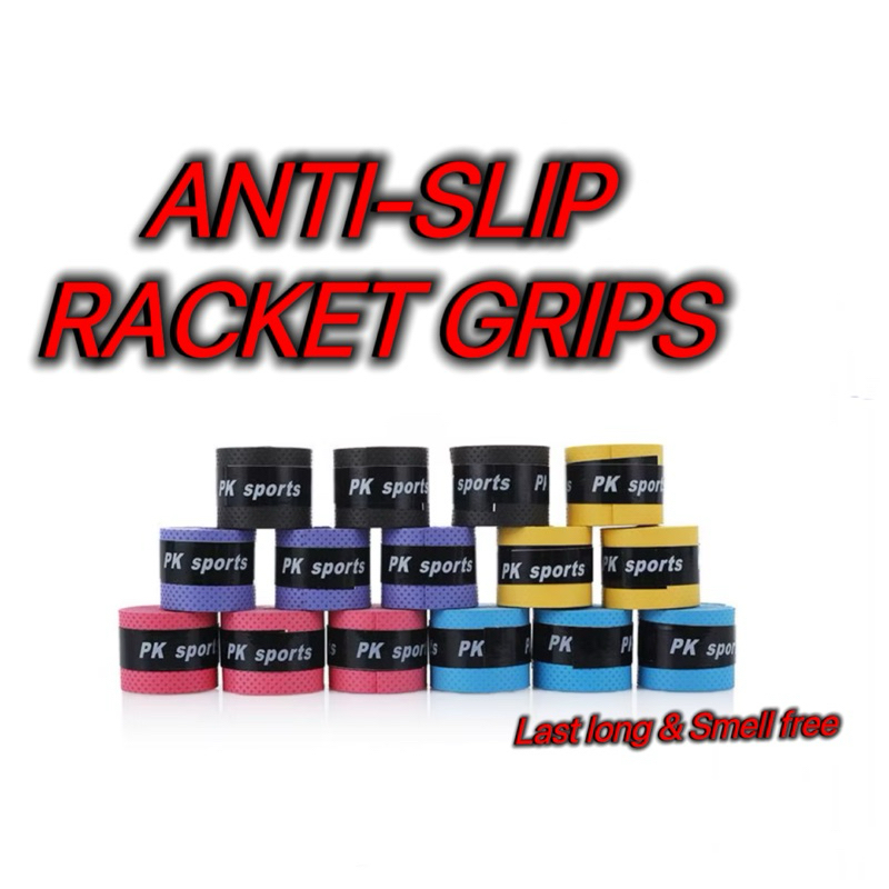 BADMINTON GRIP RACKET - long lasting/ smell-free/ rubber/ anti-slip ...