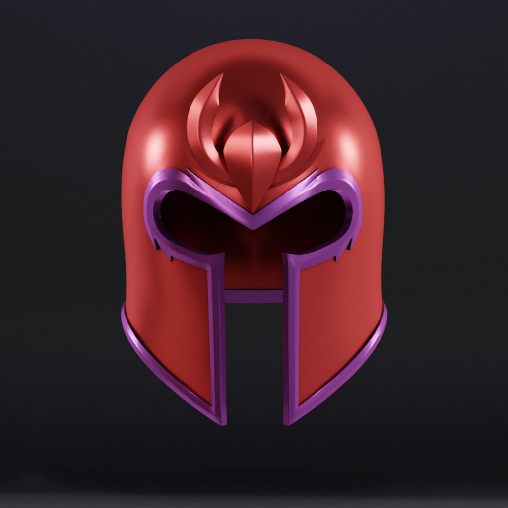 Comic Magneto - Marvel Cosplay STL Files Helmet Props 3D Print Wearable ...