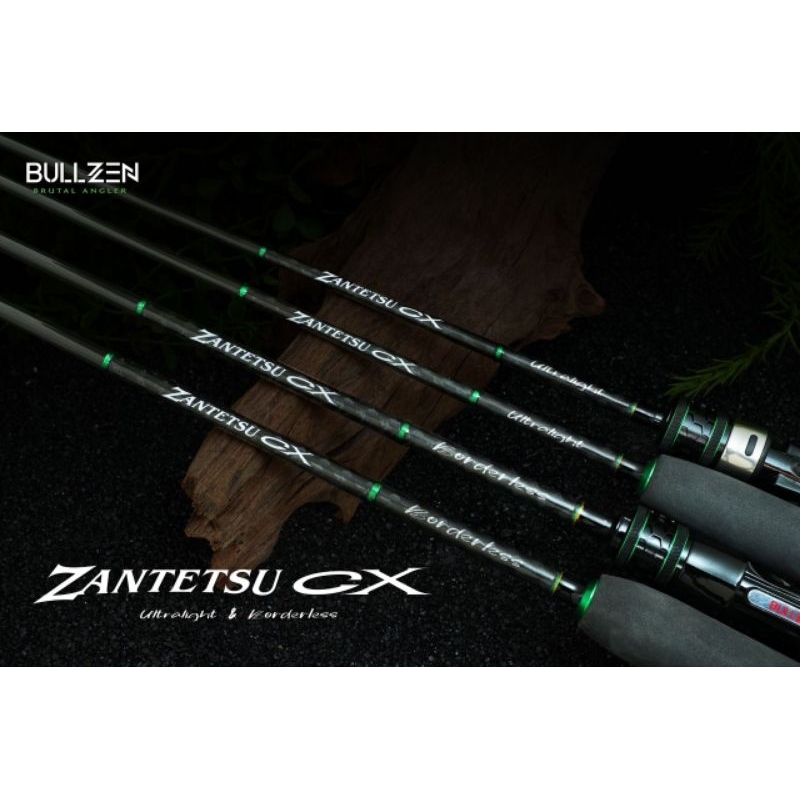 BULLZEN ZANTETSU CX 2024 fishing rod carbon wrap Stainless steel guide ...