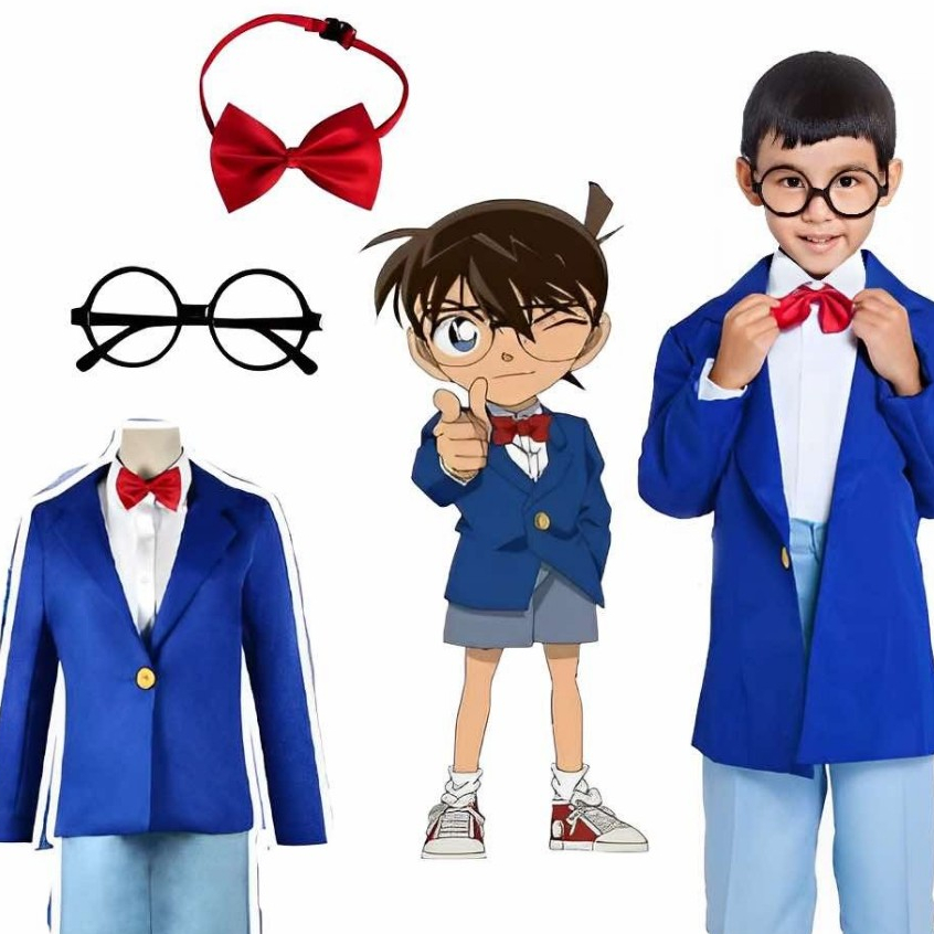 💥Malaysia Ready Stock💥Hot Anime Kids Conan Edogawa Anime Detective ...