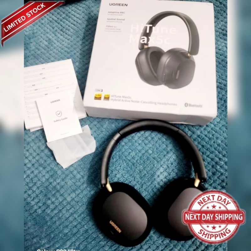 Original Ugreen HiTune Max5c Wireless Headphone Bluetooth Hybird Noice-Canceling Hi-Res Audio ...