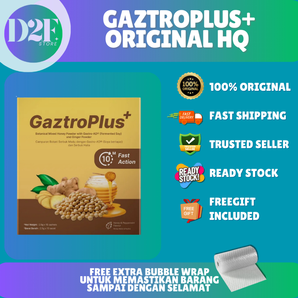 (OFFICIAL) GAZTROPLUS | CAMPURAN BOTANI GASTRO AD HALIA MADU | Shopee ...