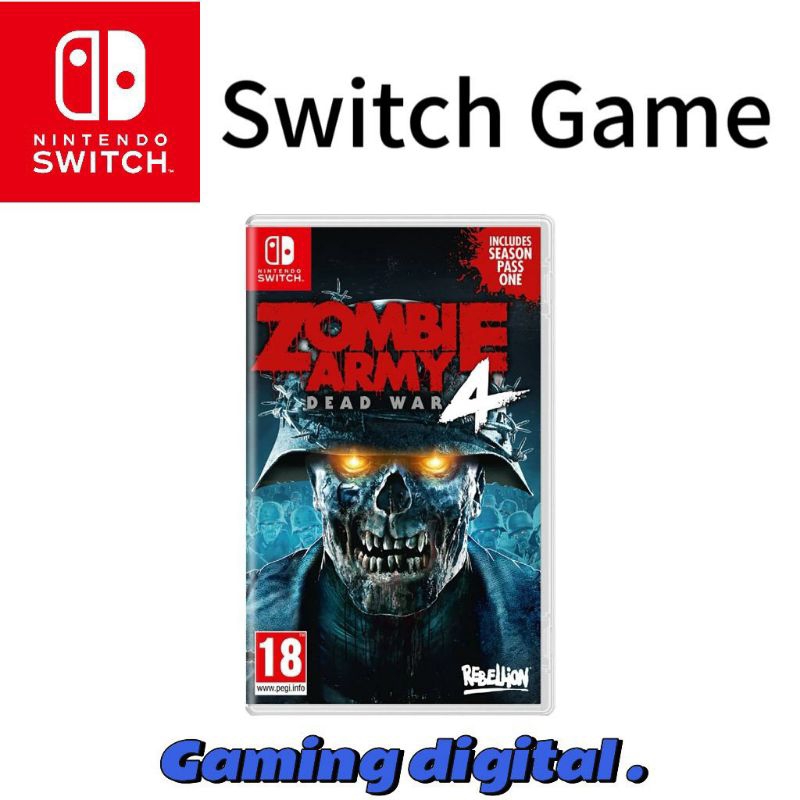 【Nintendo switch】Zombie army 4 (original digital download) | Shopee ...