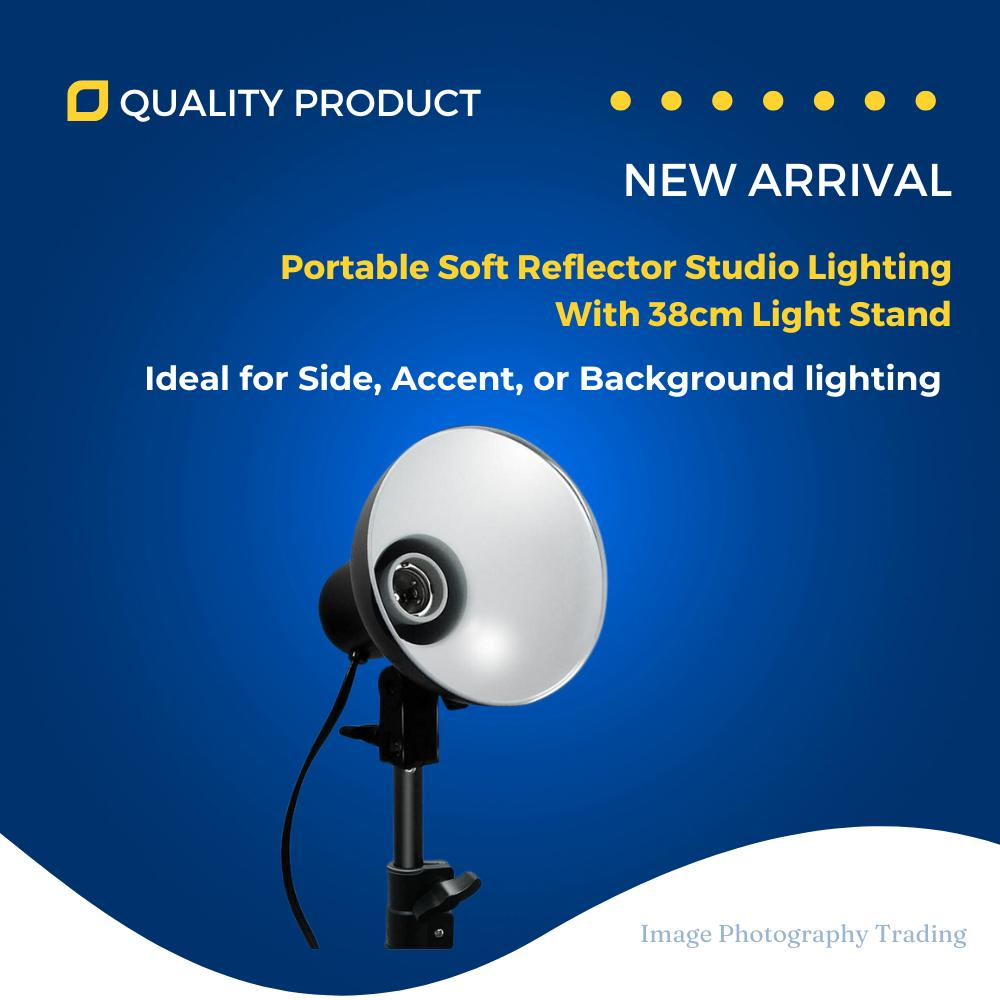 Portable Soft Reflector Studio Lighting With 38cm Light Stand (Ready ...