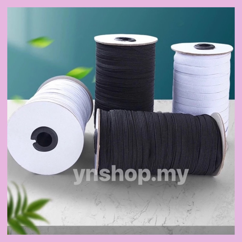 [144y]GETAH / BRAIDED ELASTIC 8mm 10mm 12mm 14mm | Shopee Malaysia