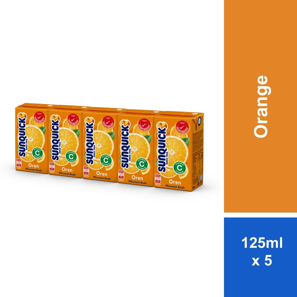 Sunquick Fruit Drink Orange 125ml x 5s | Shopee Malaysia