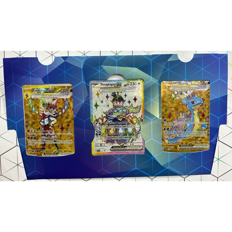 UPC 2024 Pokemon TCG Terapagos Ultra Premium Collection PTCG Accessories Dice Box Playmat SVP ...