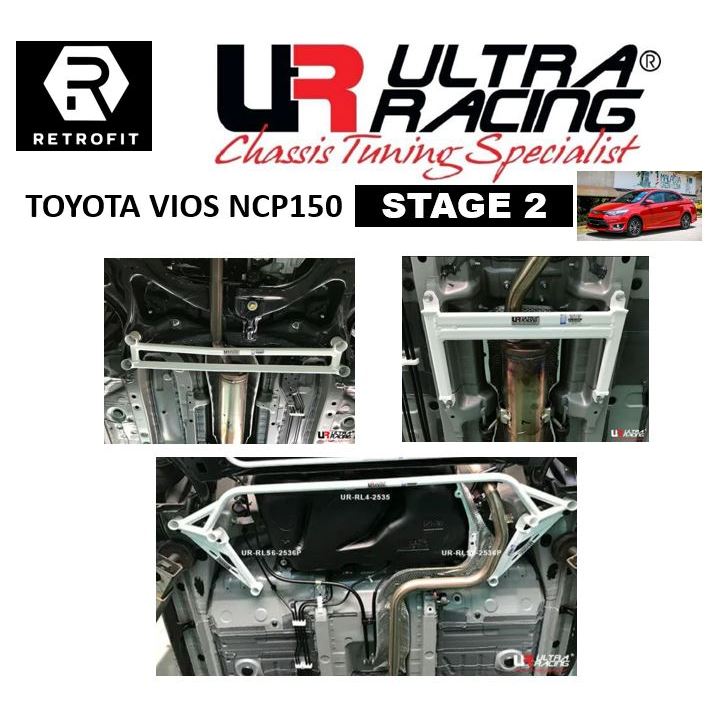 Toyota Vios NCP150 2013 NCP151 2018 Ultra Racing STAGE 2 SET | Shopee ...