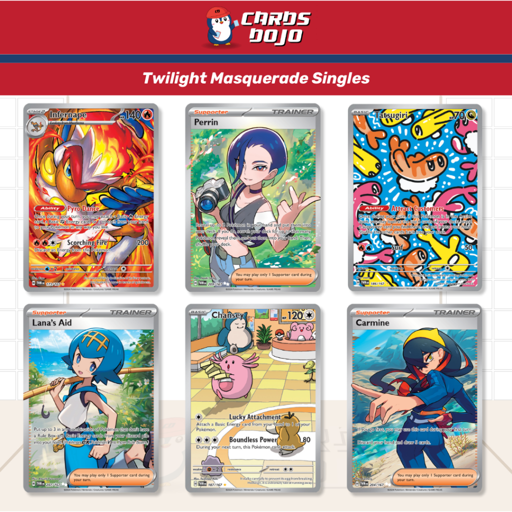 [READY STOCK] Twilight Masquerade Singles IR/FA Pokemon TCG English ...