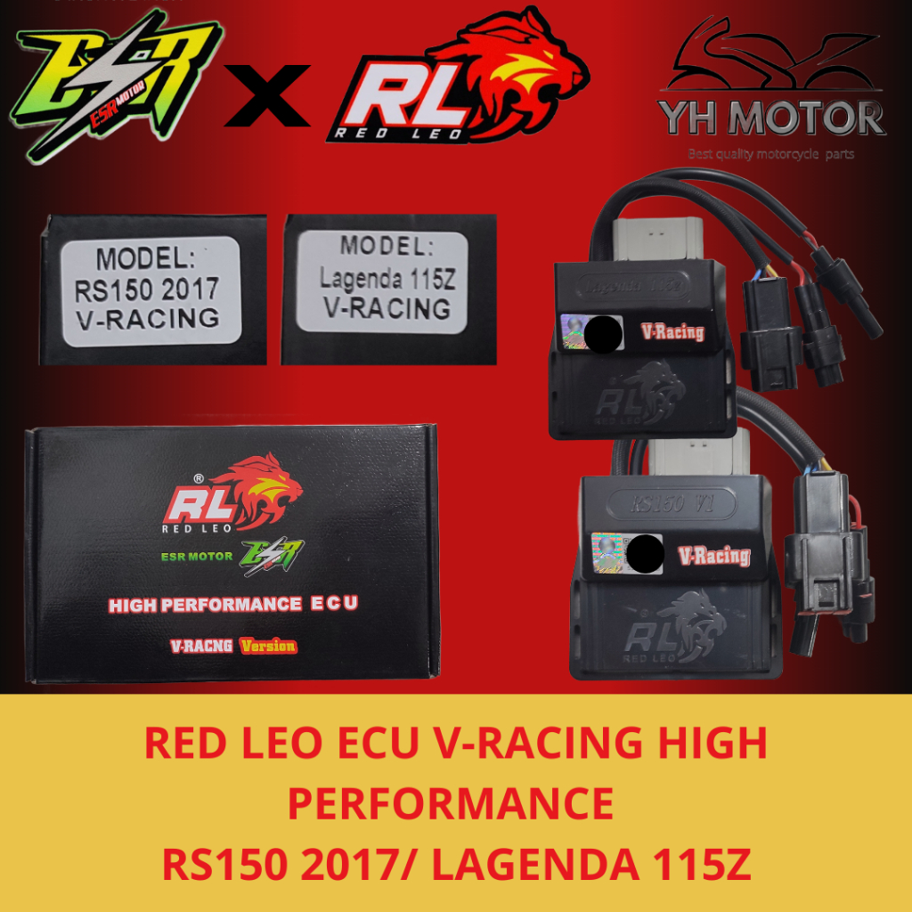 REDLEO ECU V-RACING HIGH PERFORMANCE (RS150 2017 V1/V1)/ LAGENDA 115Z ...