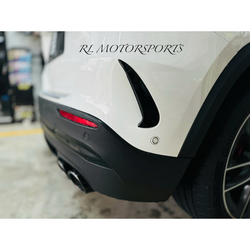 Mercedes Benz GLA H247 2022 2023 2024 AMG Rear bumper side canard fin ...
