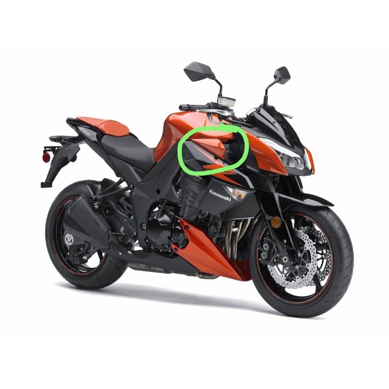 Kawasaki Z1000 2011 - 2013 cover tank Kanan / RH tank panel cover / RH ...