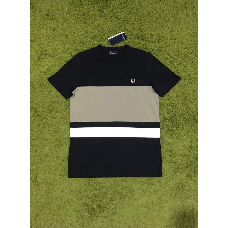Fred Perry Color Block T-Shirt | Shopee Malaysia