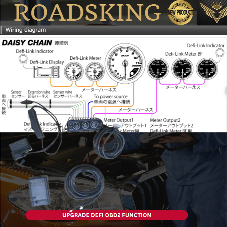 DEFI METER 255 A1 A2 N1 N2 UPGRADE OBD2 OBD CONTROL BOARD UNIT | Shopee ...