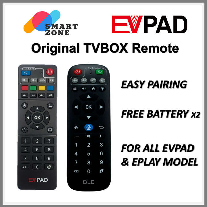 EVPAD Remote Control Original For MODEL 10P 10S 6P 5X 5P 5S TVBOX ...