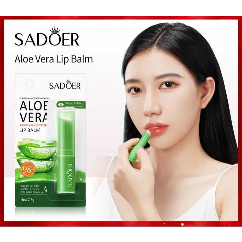 SADOER Aloe Vera & Vitamin C Moisturizing Lip Balm | Shopee Malaysia